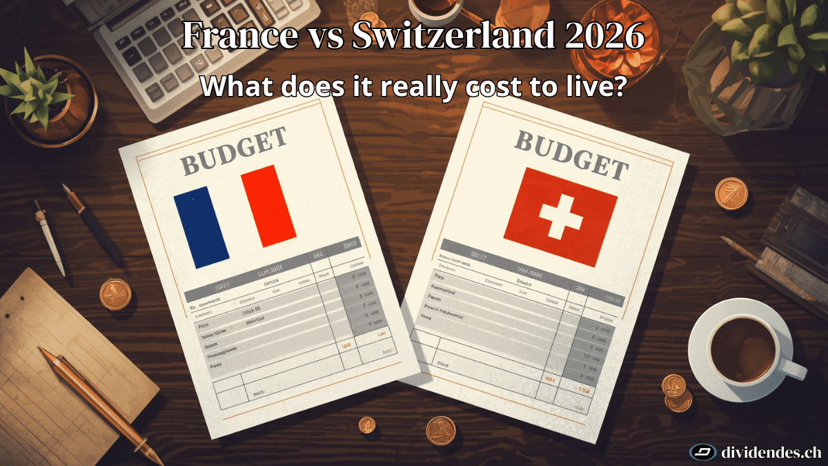 Monthly budget France vs Switzerland: real figures by city