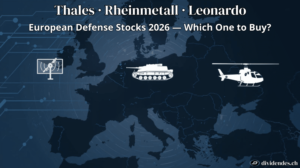 Thales, Rheinmetall or Leonardo: best European defense stock in 2026?